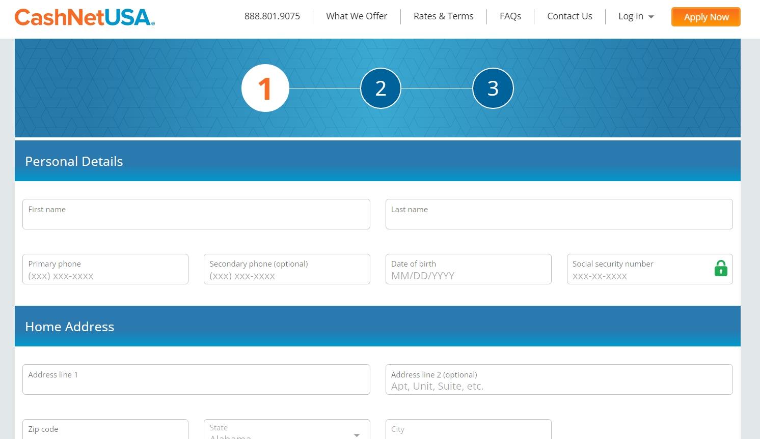 Apply to CashNetUSA: how to apply for a loan online