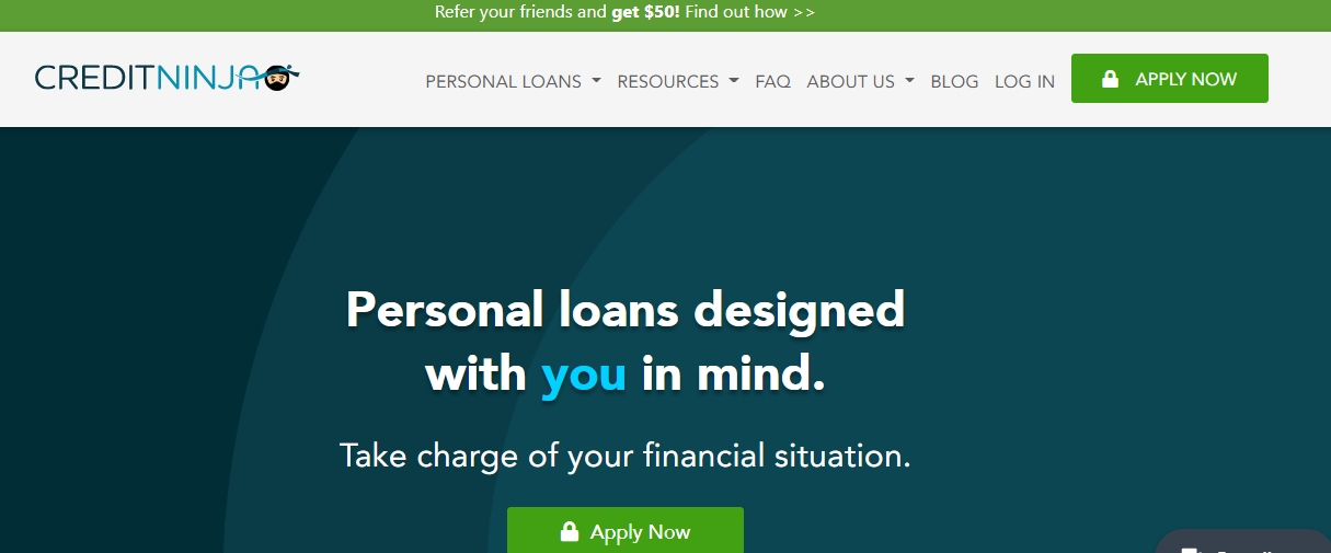 Personal account at CreditNinja: apply for an online loan, step-by-step ...