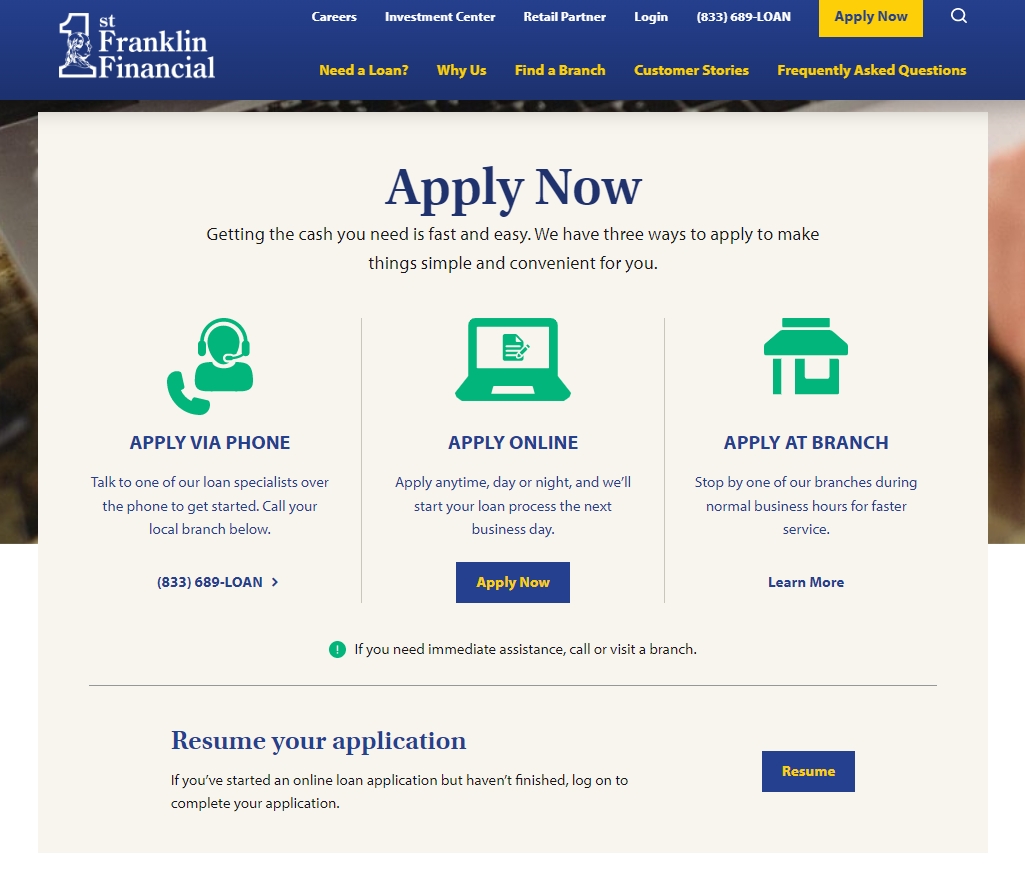 Full 1st Franklin Financial Account Review 2025
