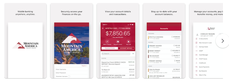 Mountain America Credit Union Mobile App Full Review 2025