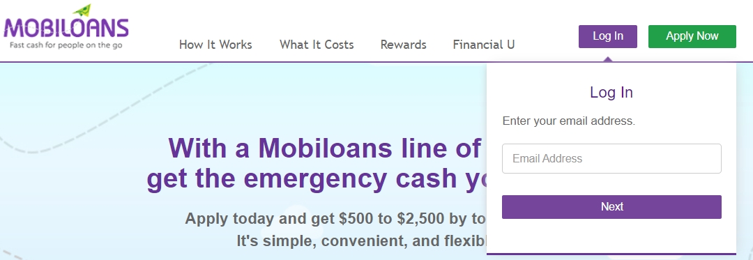 Personal account at MobiLoans: apply for an online loan, step-by-step ...