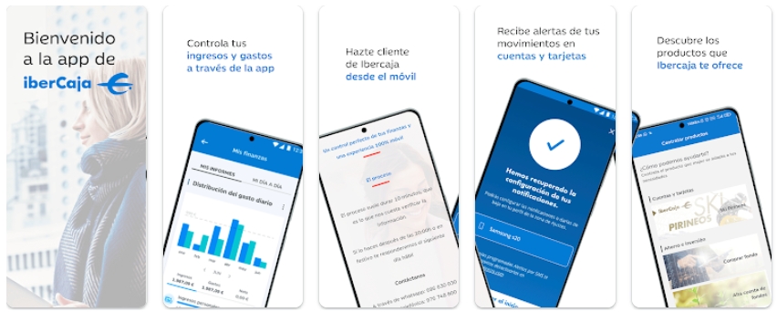 Aplicación móvil IberCaja: descargar gratis en App Store®, Google Play® o App Gallery®