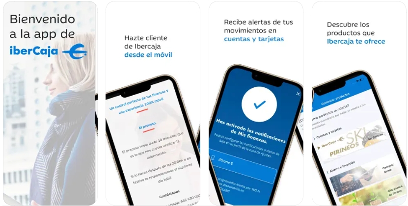 Aplicación móvil IberCaja: descargar gratis en App Store®, Google Play® o App Gallery®