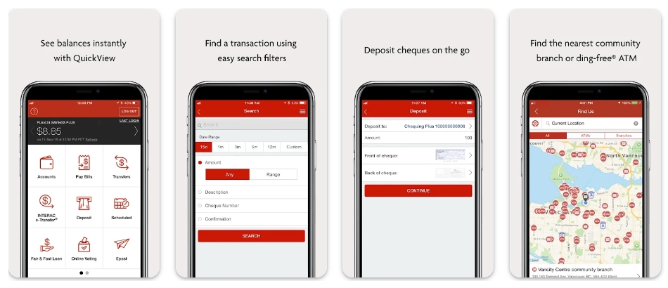 Vancity mobile application: download for free in AppStore®, Google Play ...