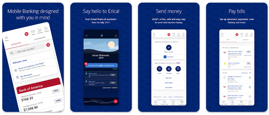 Bank of America mobile application: download for free in AppStore ...