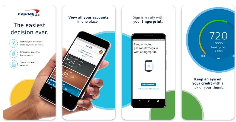 Capital One mobile application: download for free in AppStore®, Google ...
