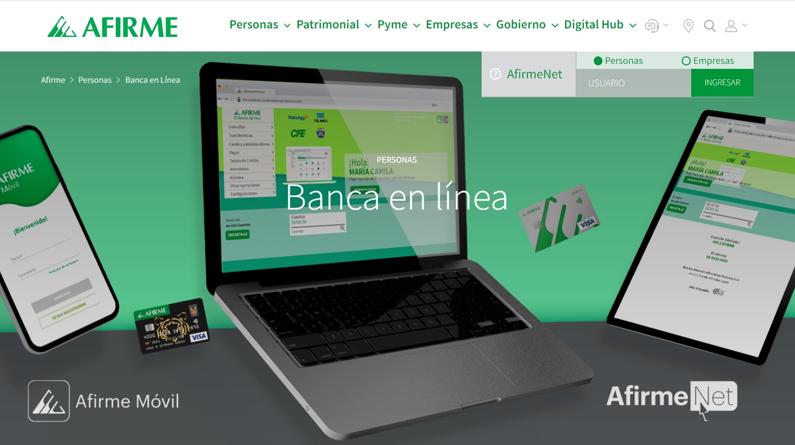 Cuenta personal en el sitio web de Afirme: formalizamos un crédito y ... Cuenta personal en el sitio web de Afirme: formalizamos un crédito y ...