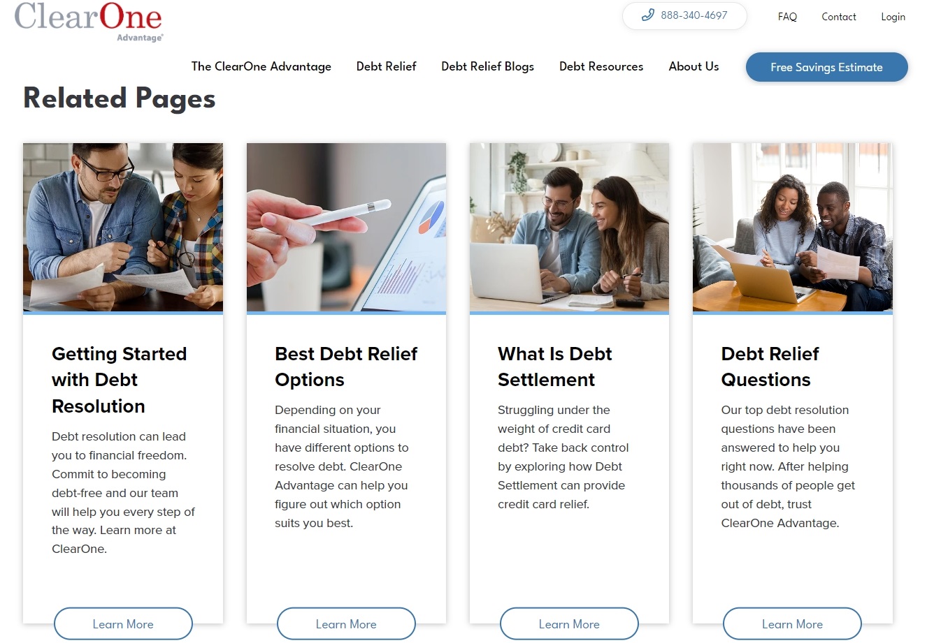 Pay the debt to ClearOne Advantage online: by bank card, money transfer ...