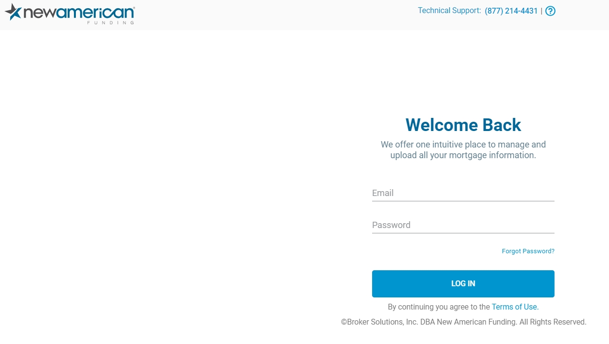 New American Funding Account: Step-by-Step Registration, Apply for Mortgage