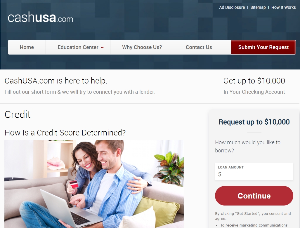 How To Apply For a CashUSA Loan Online