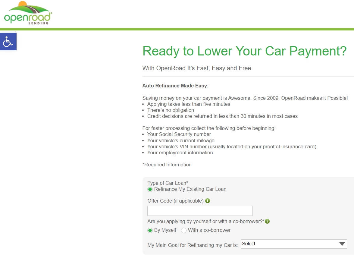 How To Apply For a OpenRoad Lending Loan Online