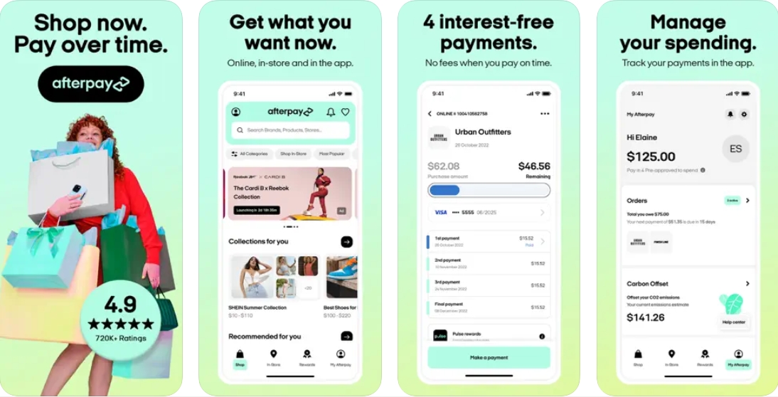 Mobile app of Afterpay: download for free in AppStore®, Google Play® or ...
