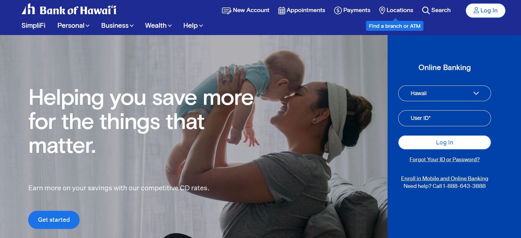 Bank of Hawaii — About Bank, Reviews, Hotline, Customer Service