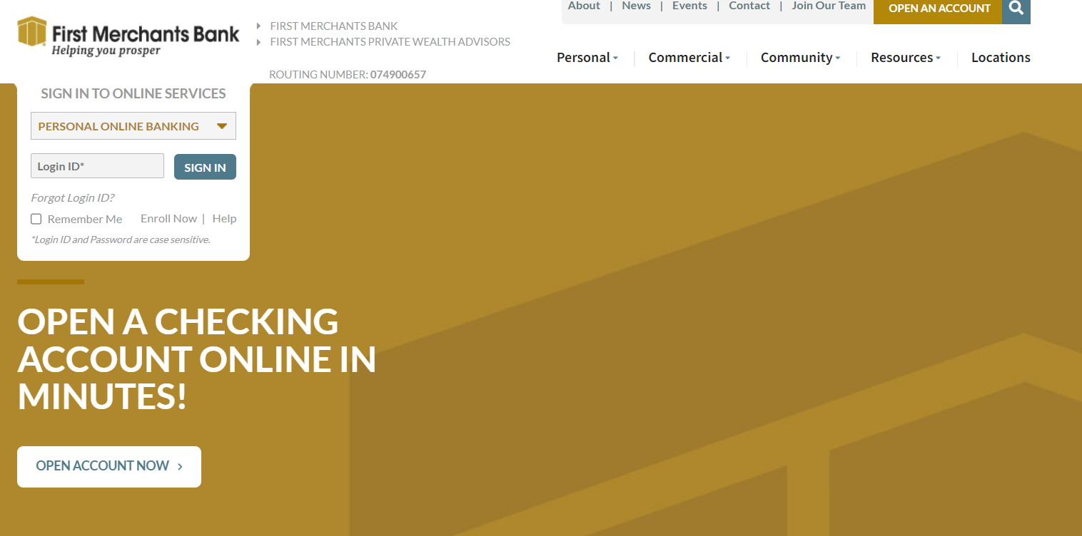 First Merchants Bank — About Bank, Reviews, Hotline, Customer Service