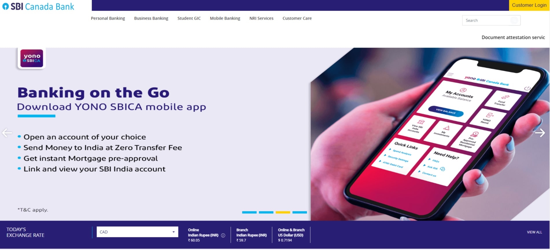 Sbi Canada Bank — details about bank, customer reviews, hotline ...