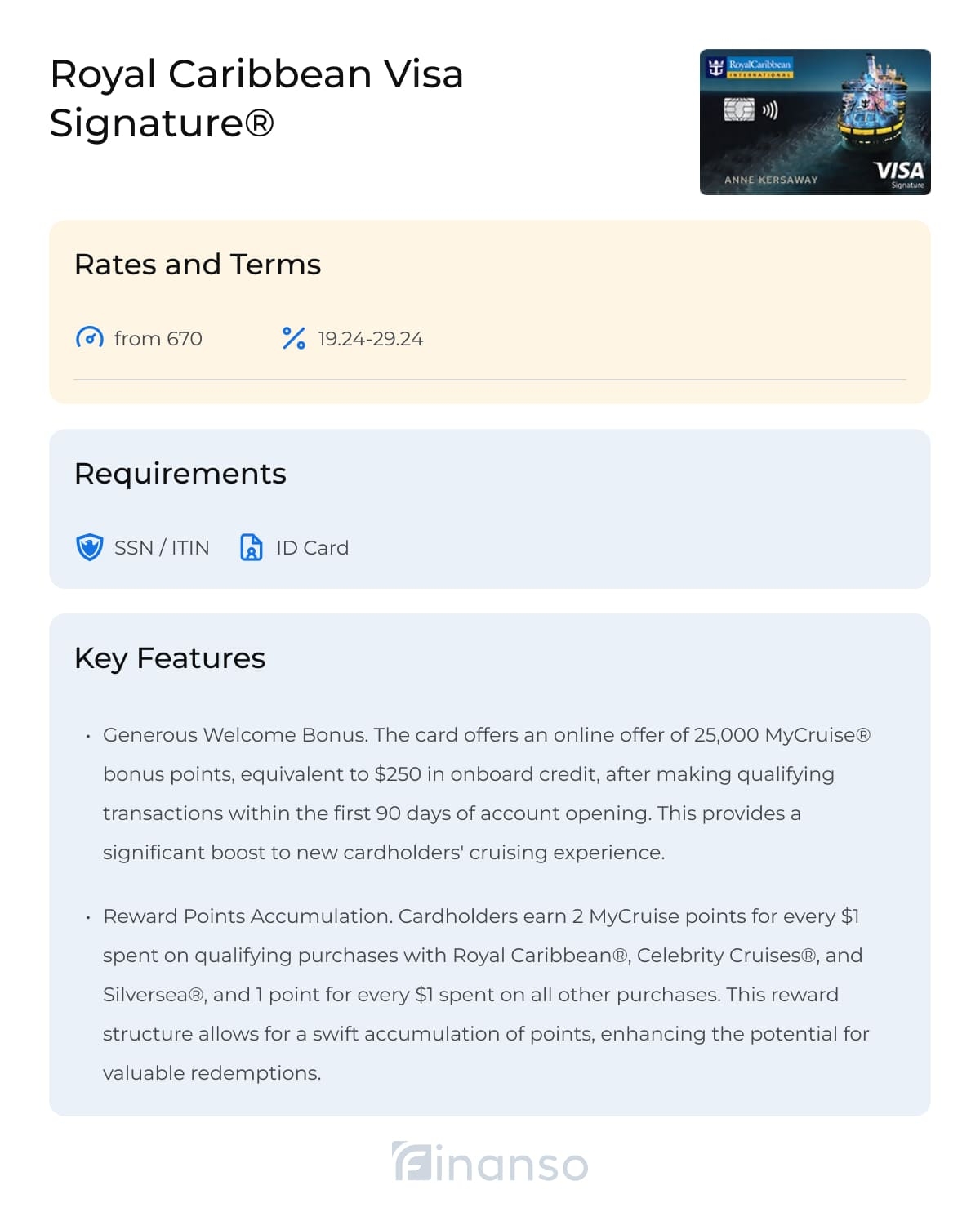 Royal Caribbean Visa Signature® Review 2025