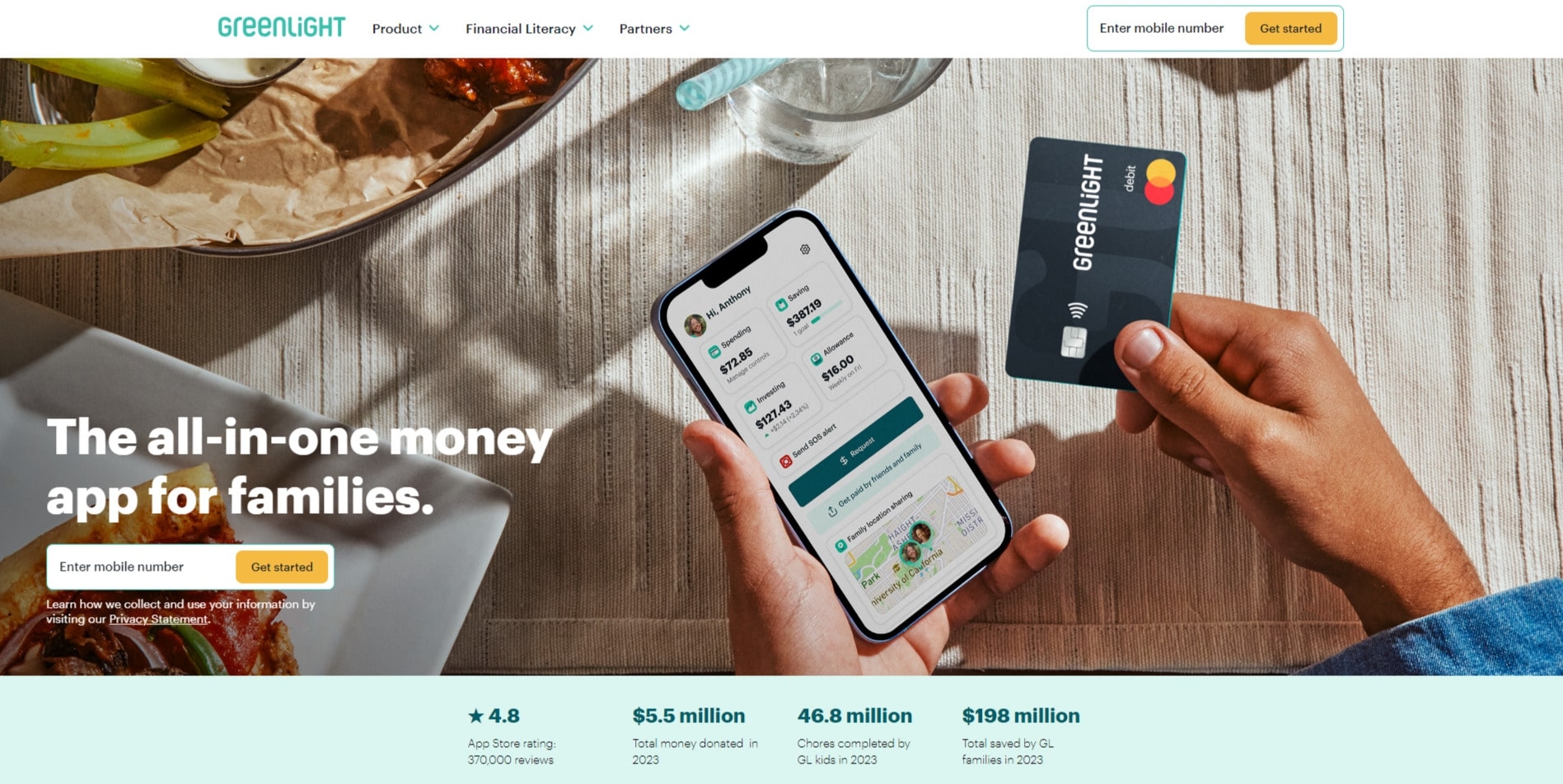 Greenlight — details about about bank, customer reviews, hotline ...