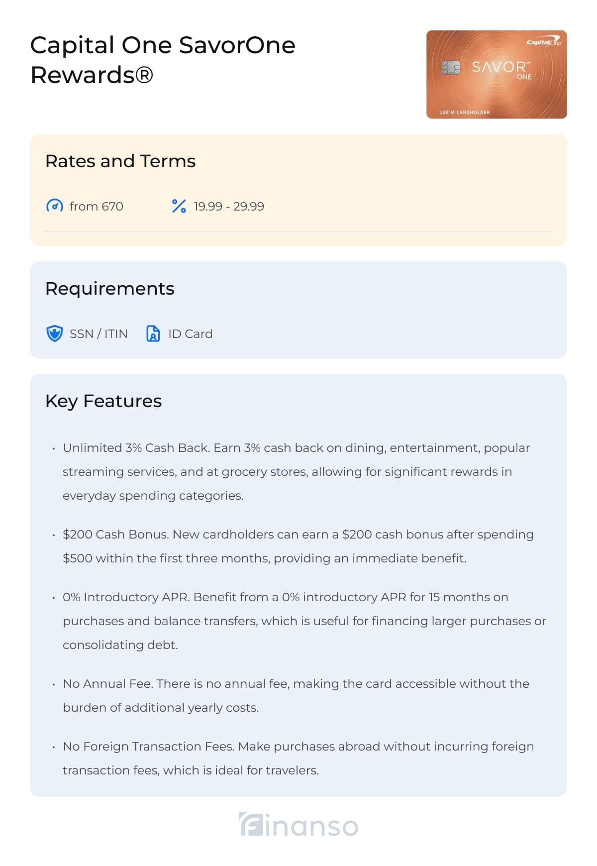 Capital One SavorOne Rewards® Review 2025
