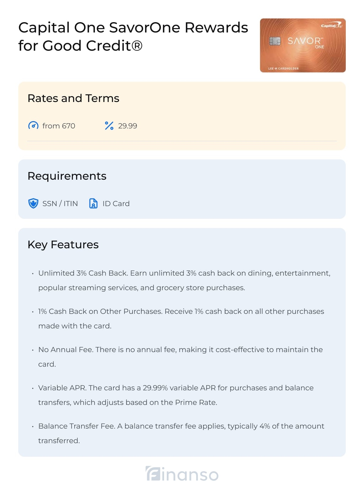 Capital One SavorOne Rewards® for Good Credit Review 2025