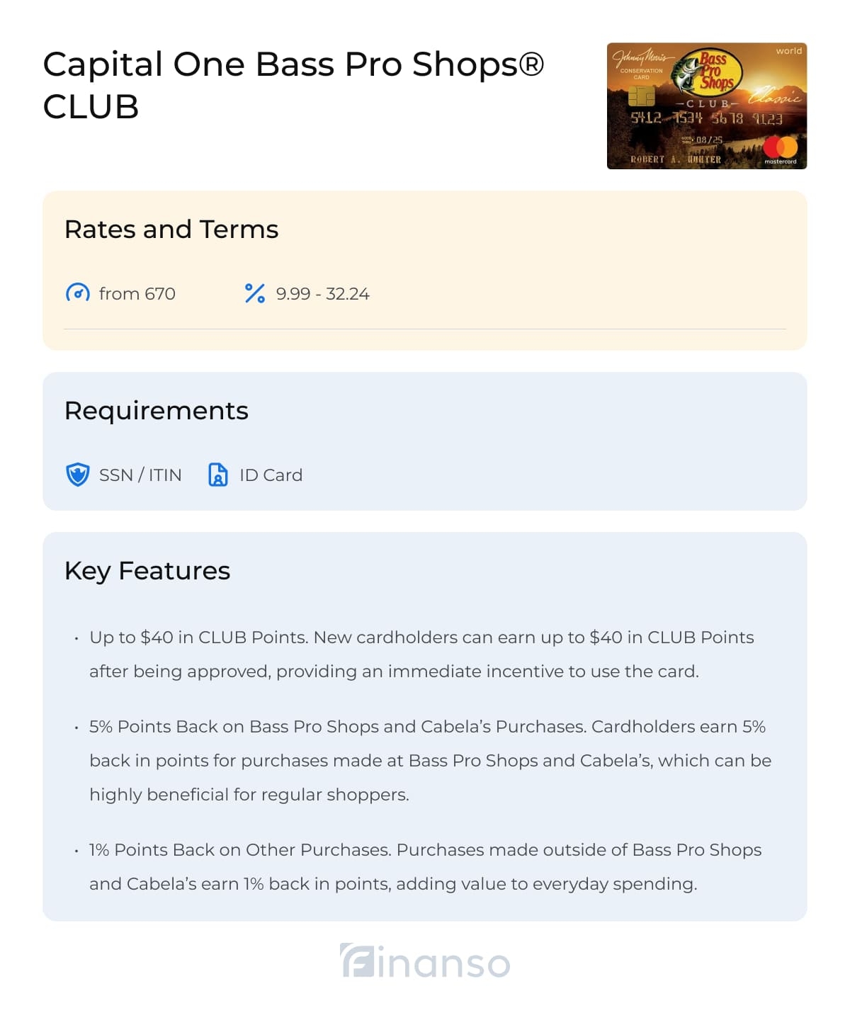 Capital One Bass Pro Shops® CLUB Card® Review 2025