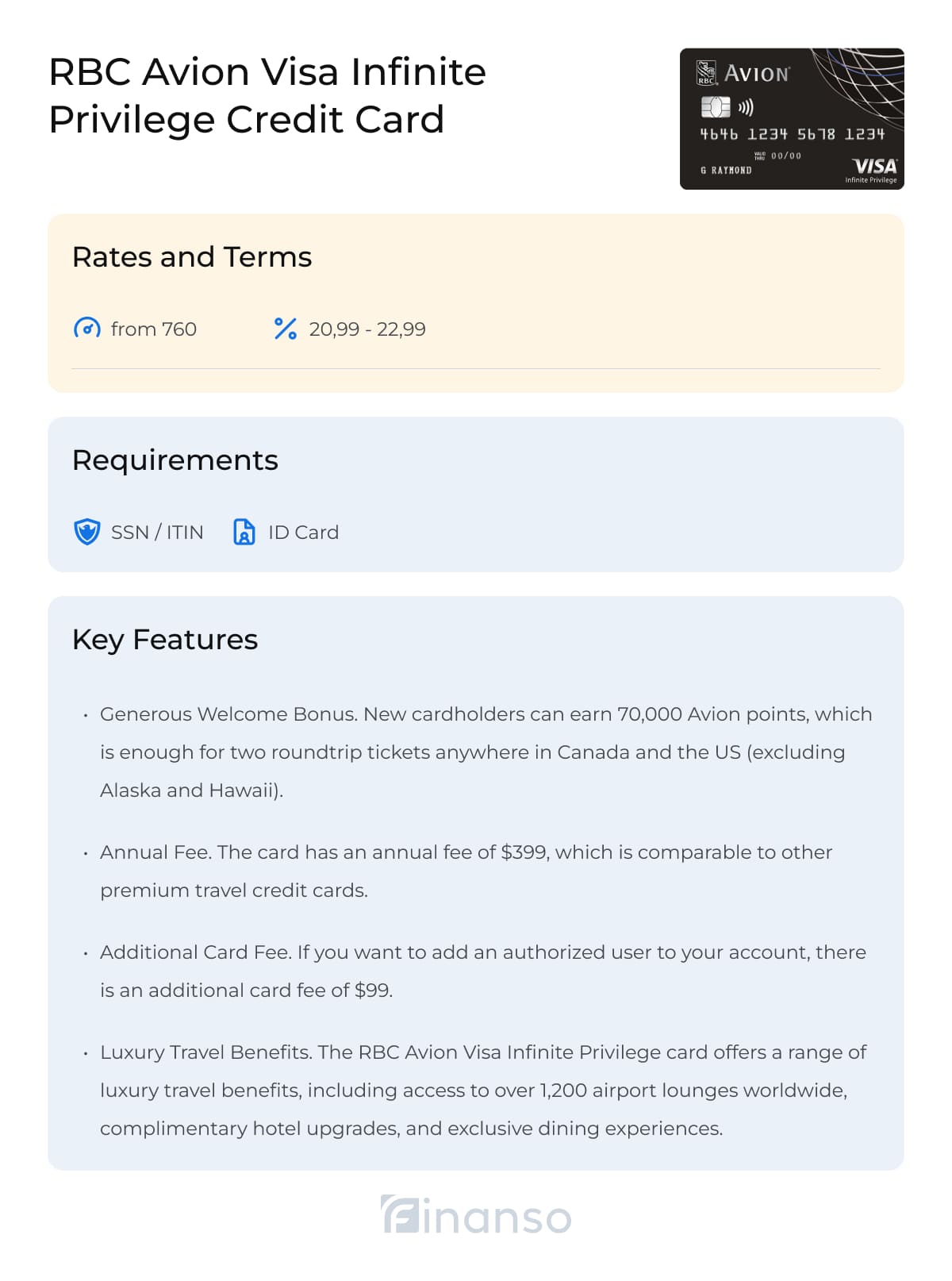 RBC Avion Visa Infinite Privilege® Review 2026