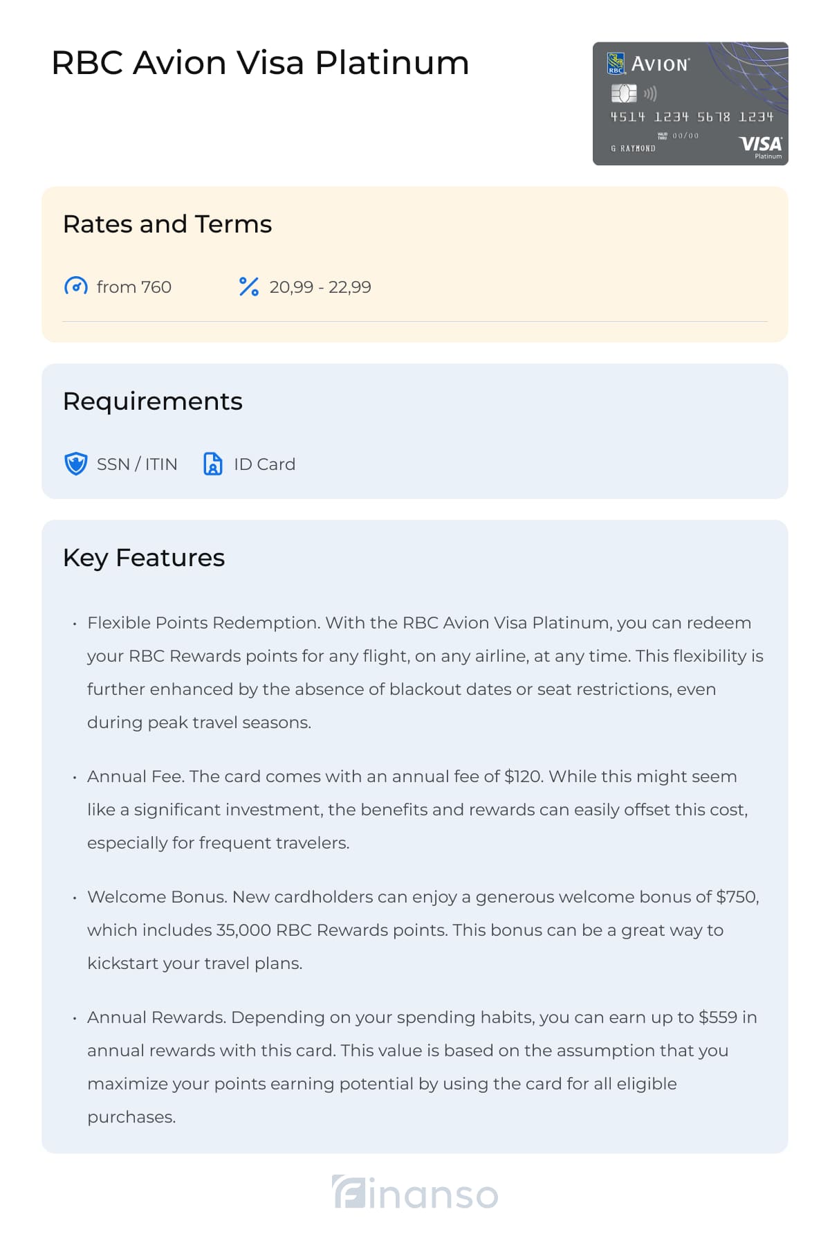 RBC Avion Visa Platinum® Review 2025
