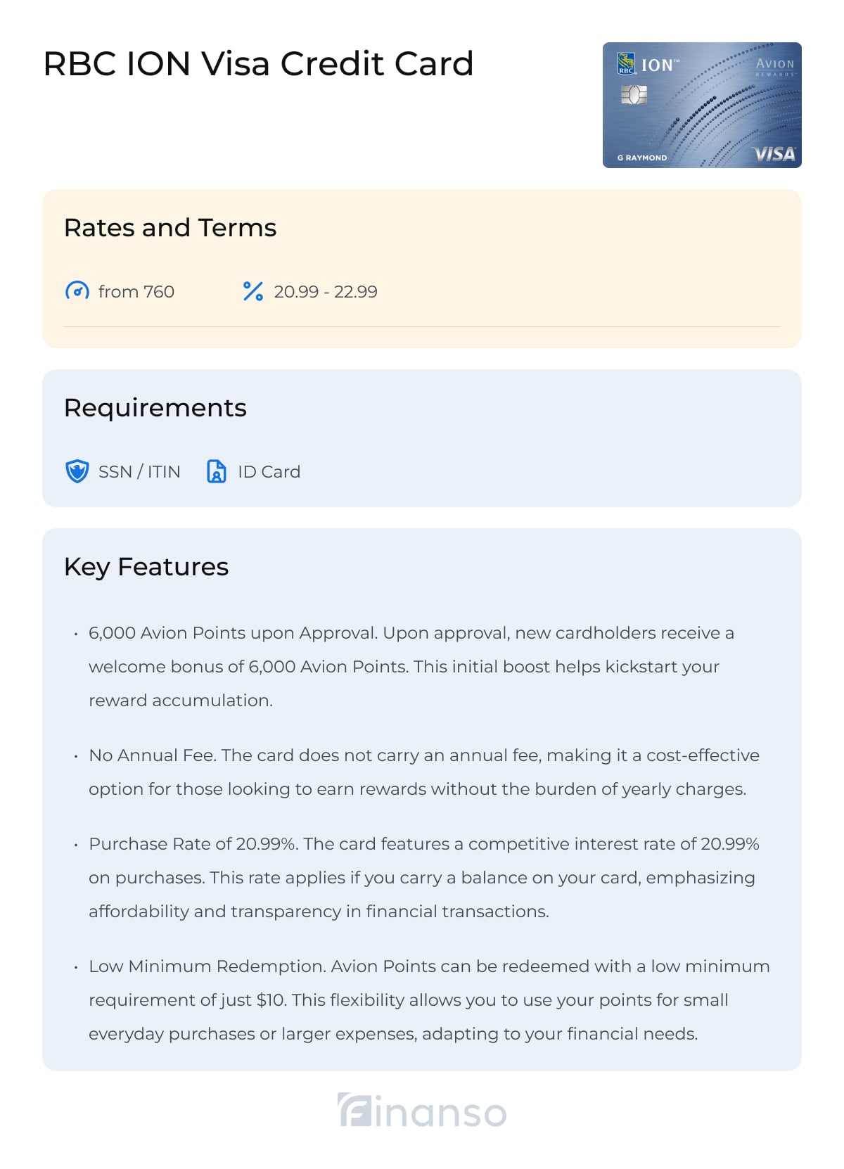 RBC ION Visa Credit Card Review 2026