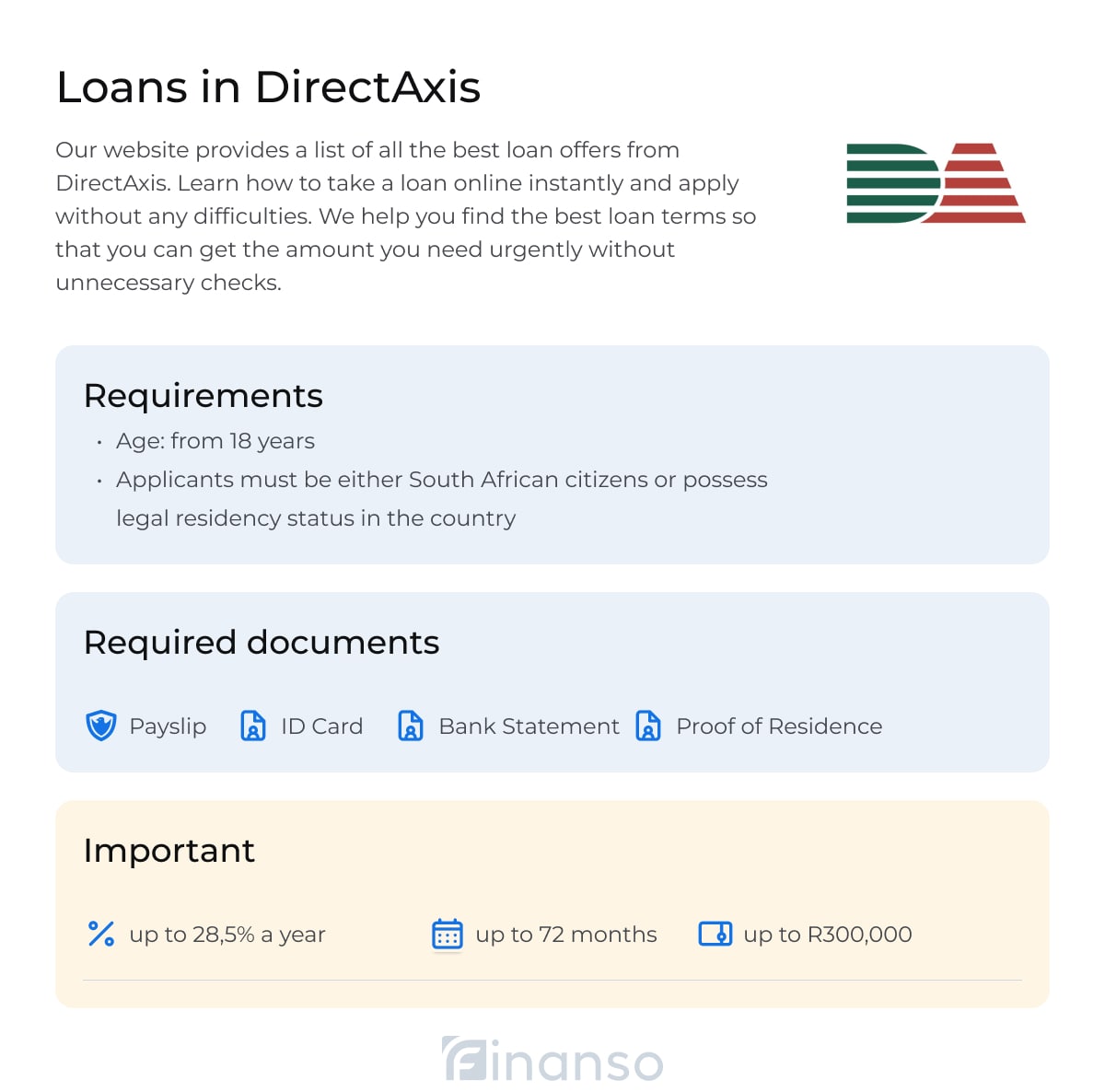 How To Apply For a DirectAxis Loan Online