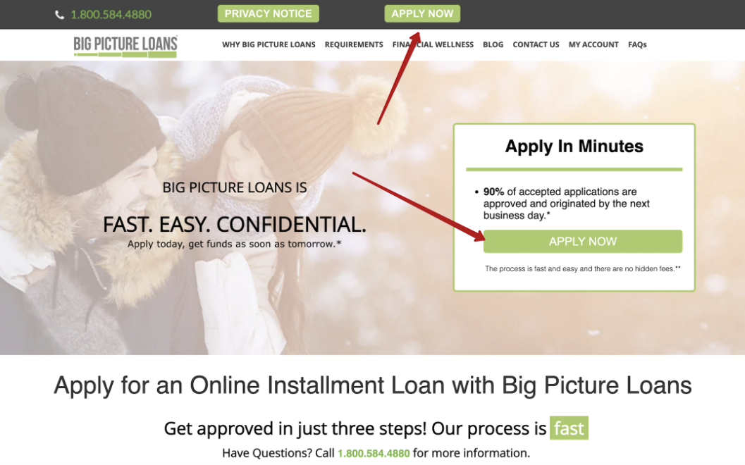 How To Apply For a Big Picture Loans Loan Online